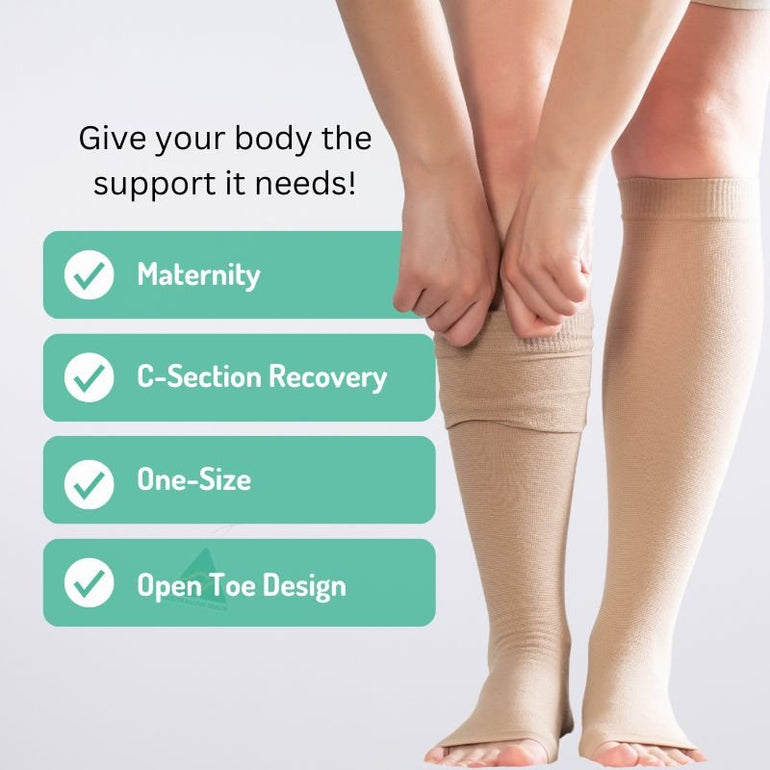 Maternity Compression Stockings – Belly Bands